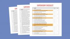 Using a Supervisory Checklist